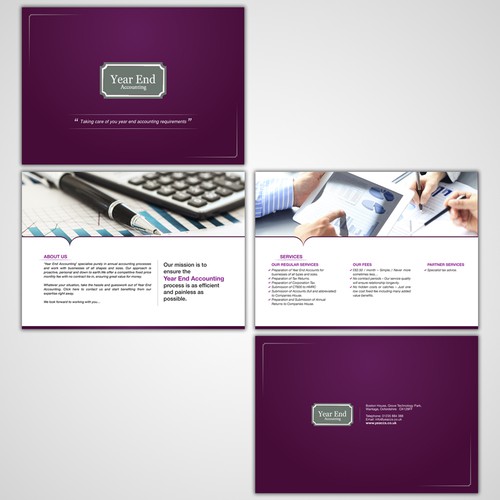 Create an pdf brochure for Year End Accounting Services | Brochure contest