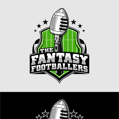 Fantasy Football Podcast Logo --- Clean, Modern, Sharp, Eye-Catching ...