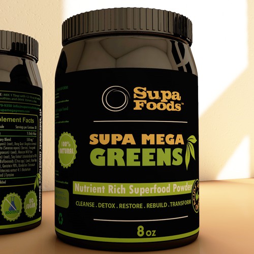Superfood product needs a super label. | Product label contest