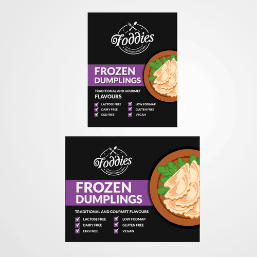 New dumpling labels needed | Product label contest