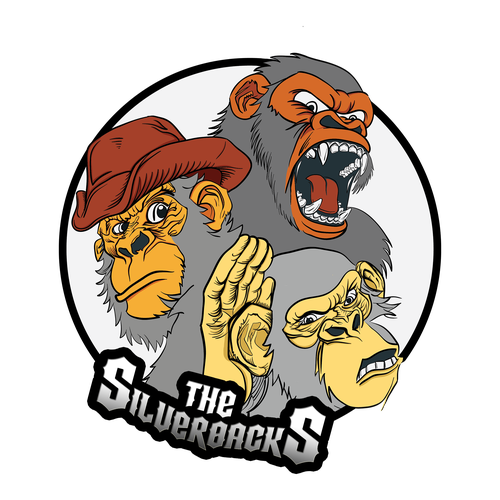 Create rockin logo for a band called The Silverbacks | Logo design contest