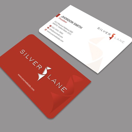Create a sleek business card for a boutique investment bank | Business ...