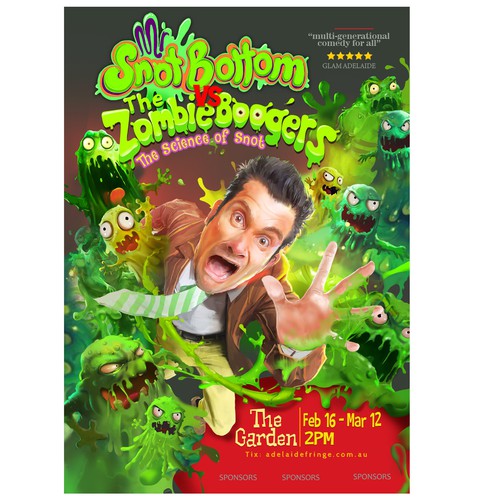 Designs | Create a gooey, slimy poster illustration for a kidsshow ...