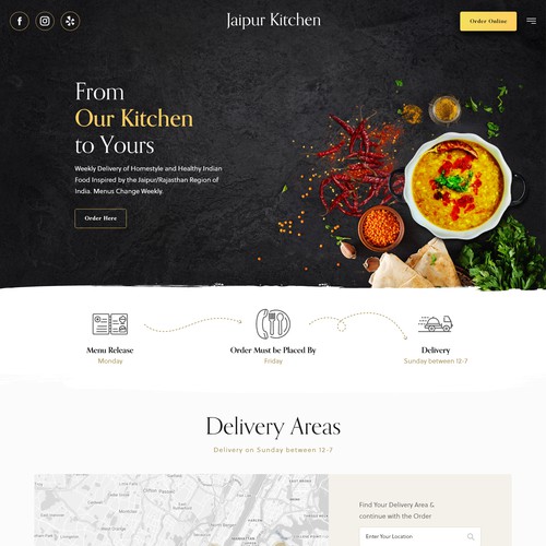 Designs | Jaipur Kitchen Website | Web page design contest