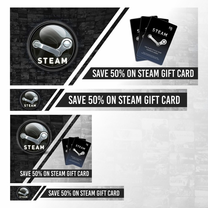 Create Steam Gift Card Banners | Banner ad contest