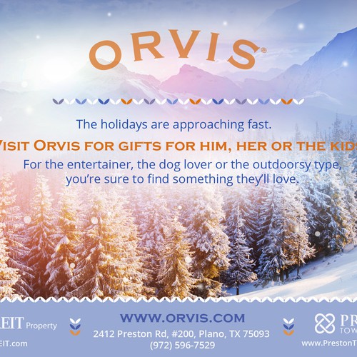 Designs | Create an ad for Orvis | Postcard, flyer or print contest