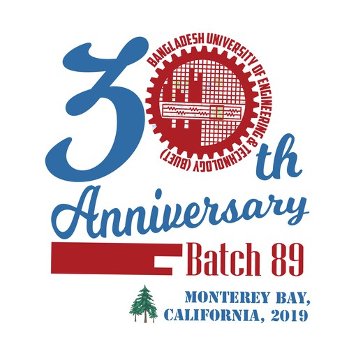 T-shirt design for 30 year anniversary of Class of 89 | T-shirt contest