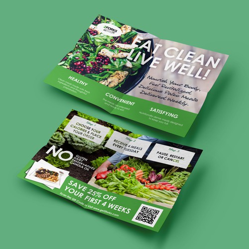 Create a Simple Handout Flyer for Premium Pre-Packaged Paleo Food ...