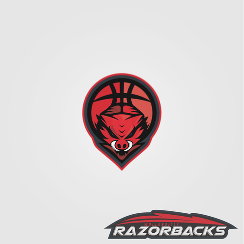 Razorbacks Basketball Logo | Logo design contest