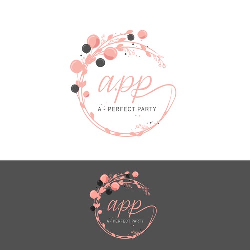 Party Event/Design company needing festive, but elegant look/logo ...