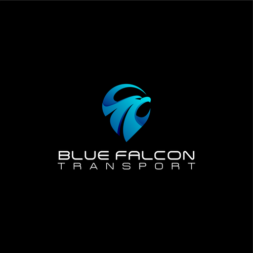 Designs | Design a powerful professional logo for Blue Falcon Transport ...