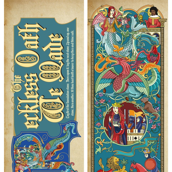 Medieval inspired art for bookmarks & bookplates | Other art or ...