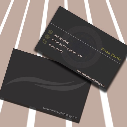 Business Card Design for a Professional Online Astrologer/Website ...