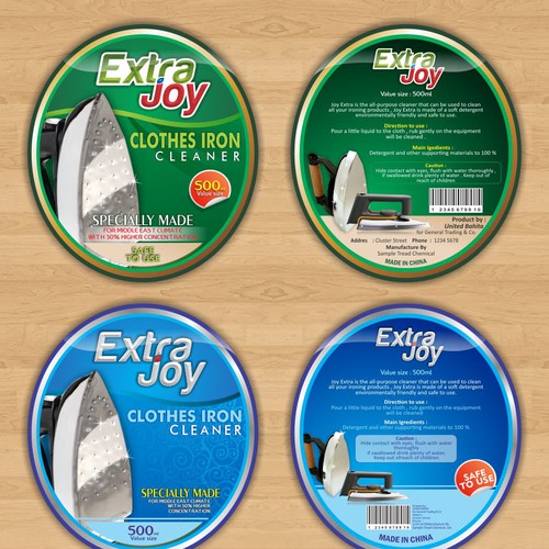 Designs | Design a capturing & informative label for a quirky cleaning ...