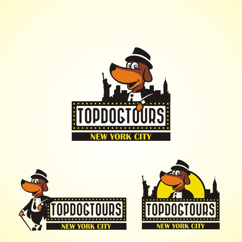 Create a fun cartoony logo/mascot for New York City tour company ...