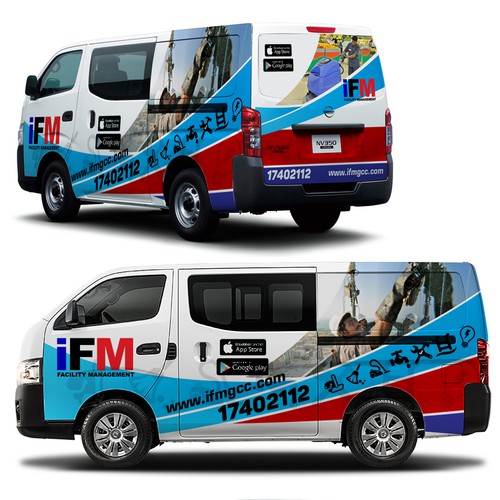 CREATIVE DESIGN FOR VAN (QUICK HOME MAINTENANCE TEAM)) | Car, truck or ...