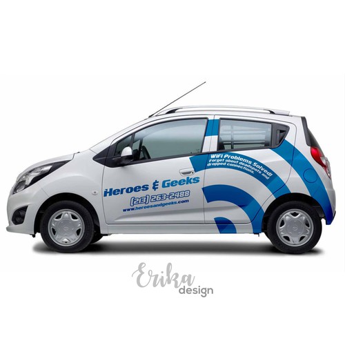 Car Wrap Chevy Spark 2016 | Car, truck or van wrap contest