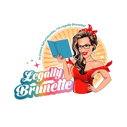 Designs | Vintage Style Pinup Girl Logo w/ Retro Lettering - Fun ...