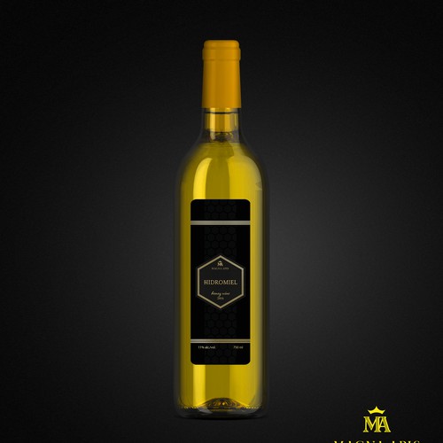 Label for mead ("honey "wine") - Magna Apis | Product label contest