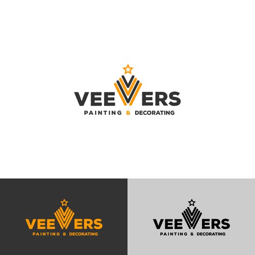 Designs | Veevers Painting and decorating, incorporating VPD into logo ...