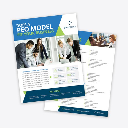 Designs | PEO Marketing Flyer Facelift | Postcard, flyer or print contest
