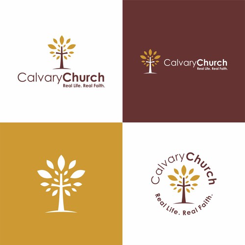 Design A Tree/Cross Logo for Church | Logo design contest