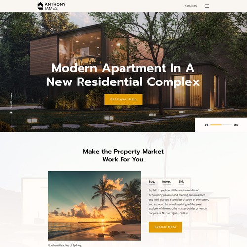 Designs | Create an edgy looking website for a property buyers agency ...