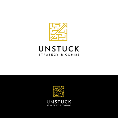 Designs | Unstuck strategy & comms needs unique & polished logo | Logo ...