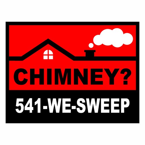 Designs | Bold, High-Contrast Bandit Sign for Chimney Sweep Service ...