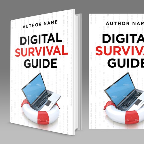 Digital Survival Guide book cover | Book cover contest