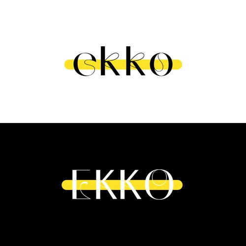 Designs | SIMPLE LOGO - ekko Letters then dm after | Logo design contest