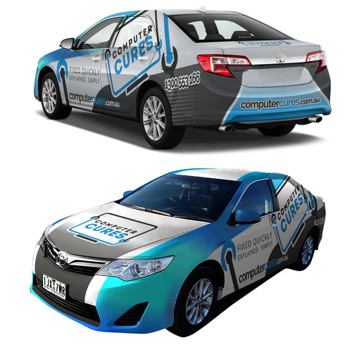 Design a world class Car Wrap for Computer Repair and IT Support ...