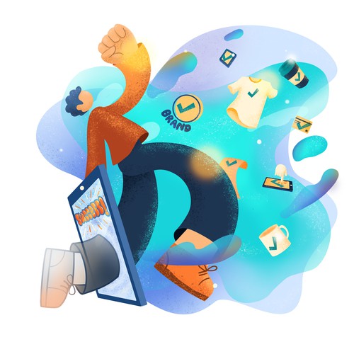 Designs | Illustration for 99desings website - Client project ...