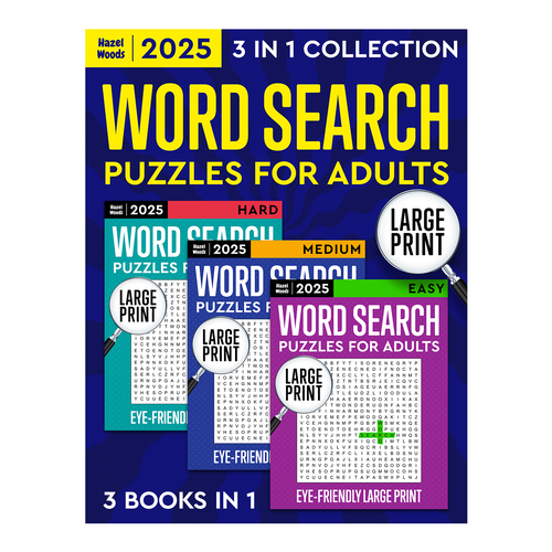 Designs | Stunning Cover for a Word Search Book | Book cover contest