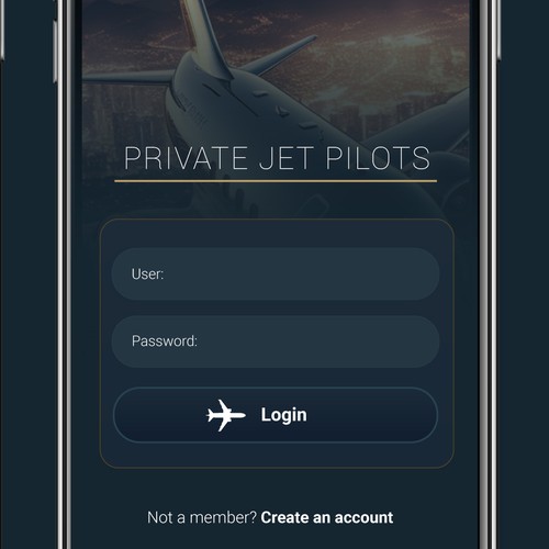 Designs | Private Jet Pilots | App design contest