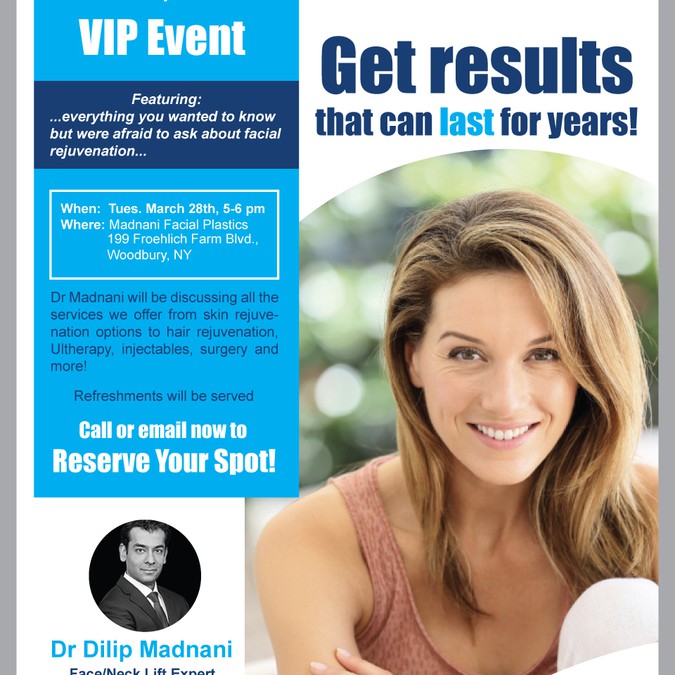 Plastic Surgery Flyer Event | Postcard, flyer or print contest