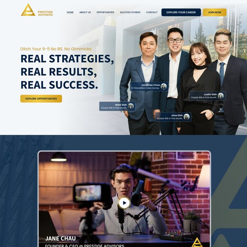 Designs | Top Insurance Agency Redesign | Web page design contest