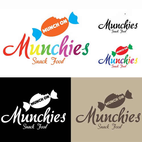 Logo De Mélange De Munchies