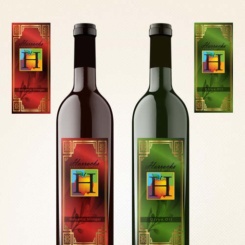 Designs | Olive Oil & Balsamic Vinegar label for Horrocks Farm Market ...