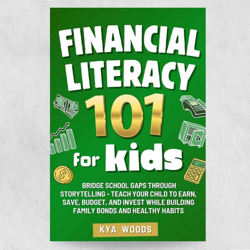 Designs | Awesome E-book cover for teaching kids about money | Book ...