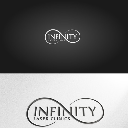 sleek elegant logo with infinity symbol | Logo design contest