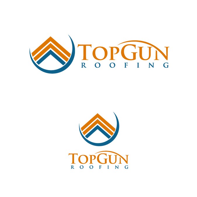 top gun roofing needs a cool logo to go with a cool name! | Logo design ...