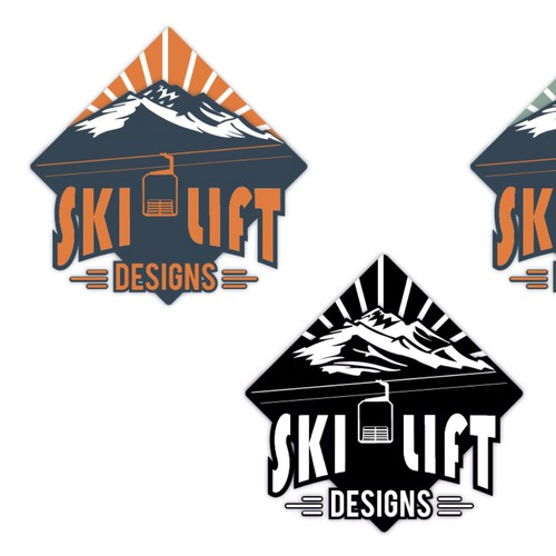 Ski Lift Designs needs a retro, stylish logo | Logo design contest