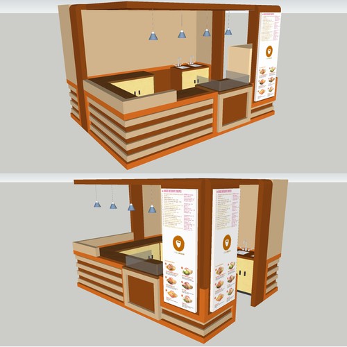 Crepe Kiosks Reimagined | Other design contest
