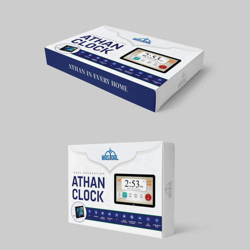 Designs | Want a bold design for a digital Islamic clock | Product ...