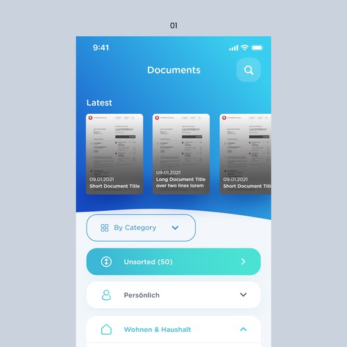 Designs | Modern and minimalistic app design for a personal life ...