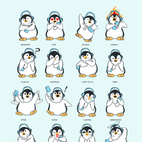 Create character stickers for mobile app | Illustration or graphics contest