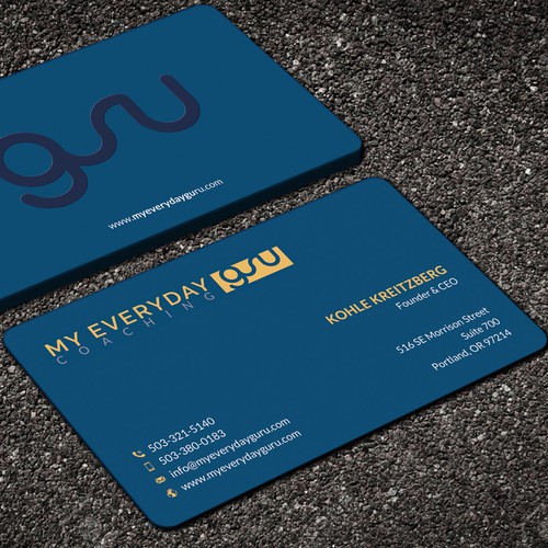 Create a card that shows the "Guru" in every geek! | Business card contest