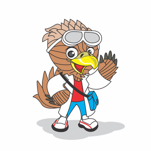 Kid friendly Hawk mascot that will promote Hawks rising to excellence ...