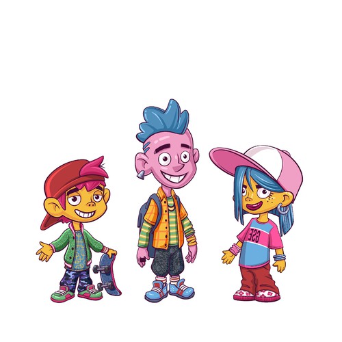 Designs | Edgy Character Design for Safe Kids App! | Character or ...